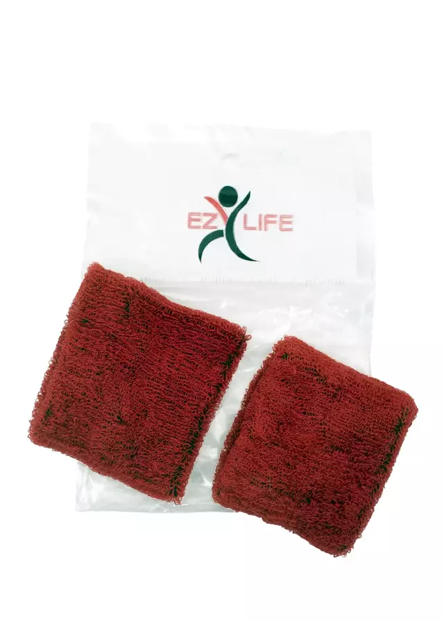 Muñequera Ez Life Toalla: Comodidad y Absorción x2