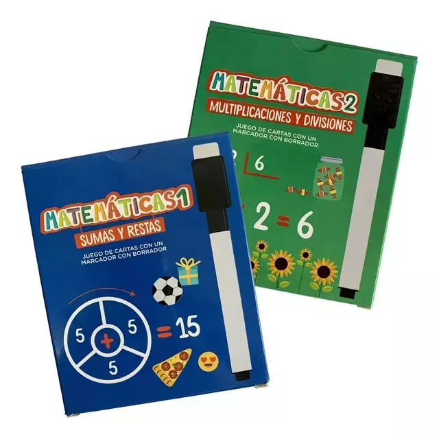 COMBO MATEMATICAS 1 Y 2 SUMAS RESTAS MULTIPLICACION Y DIVISION