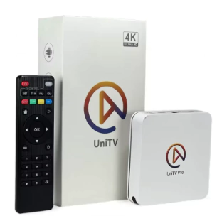 Aparelho UniTV V10 4K: Streaming e Canais em 1 Lugar