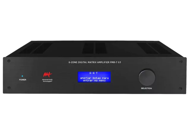 PMR-7 G4 - Multiroom 6 Zonas (12 Canais)/2 entradas ópticas ou coaxiais ...